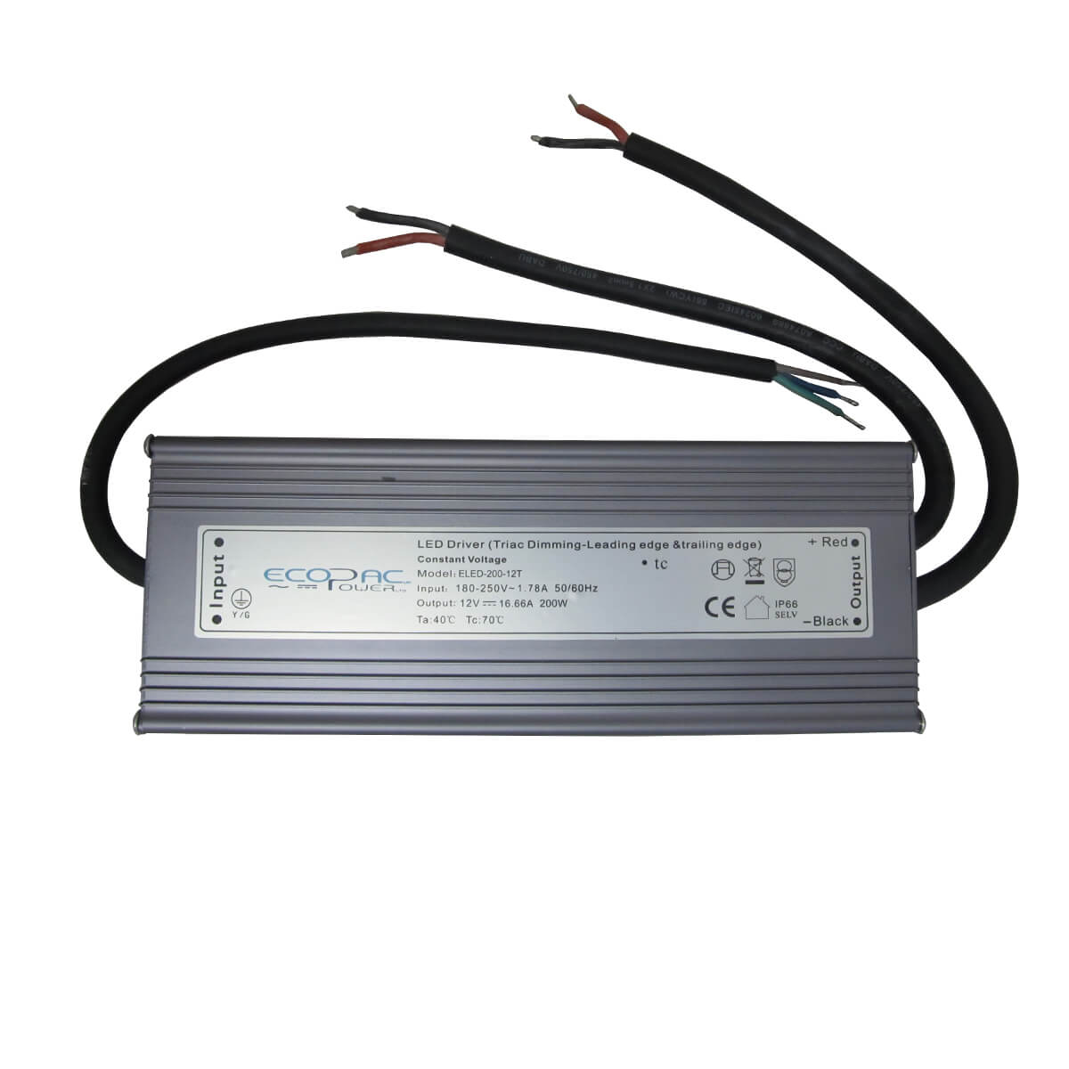 12 V Triac PSU 200 W Ecopac Power Supply — WeLoveLeds™