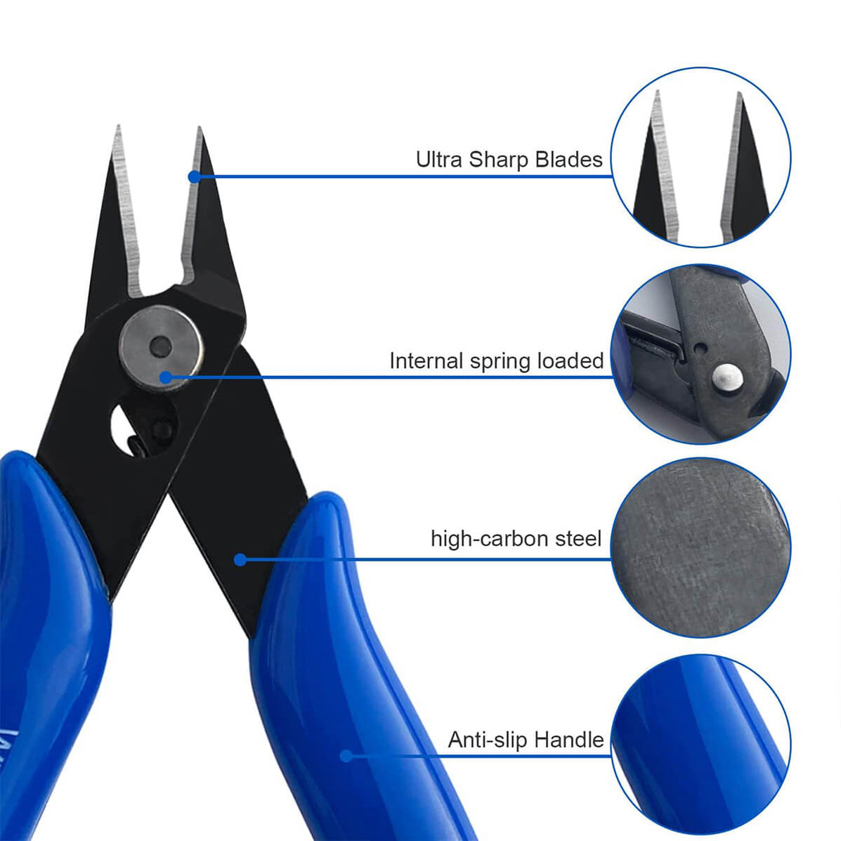 Mini Wire Cutter Flush Cut — WeLoveLeds™