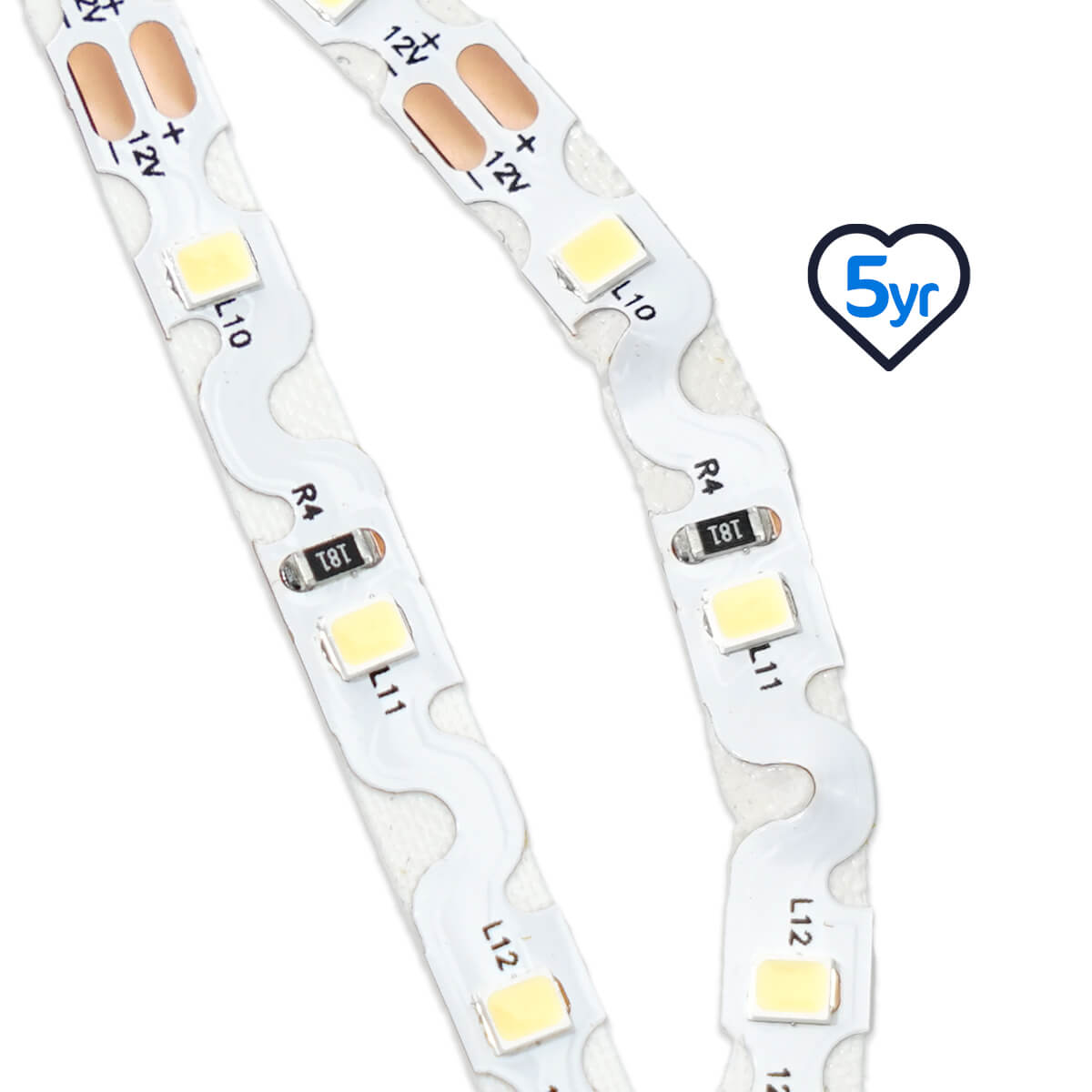 LED Strip S-Type | 12V | 6mm | 60LEDs | 5yr Warranty — WeLoveLeds™