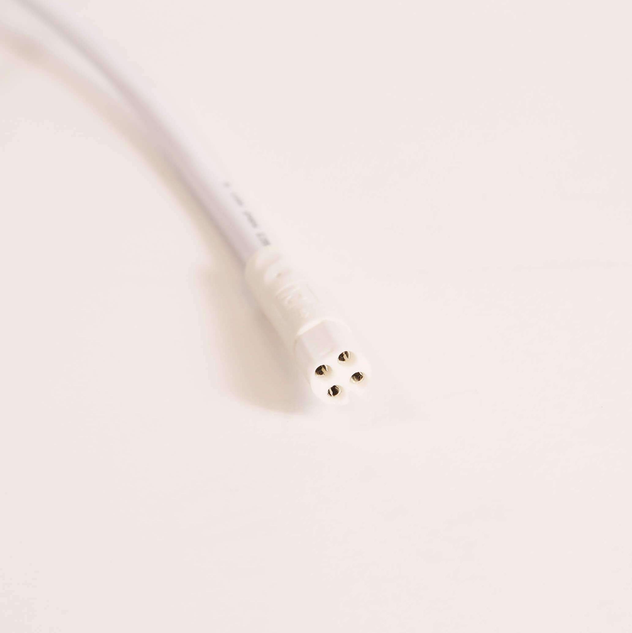 Supply Lead Male RGB 1 m White — WeLoveLeds™