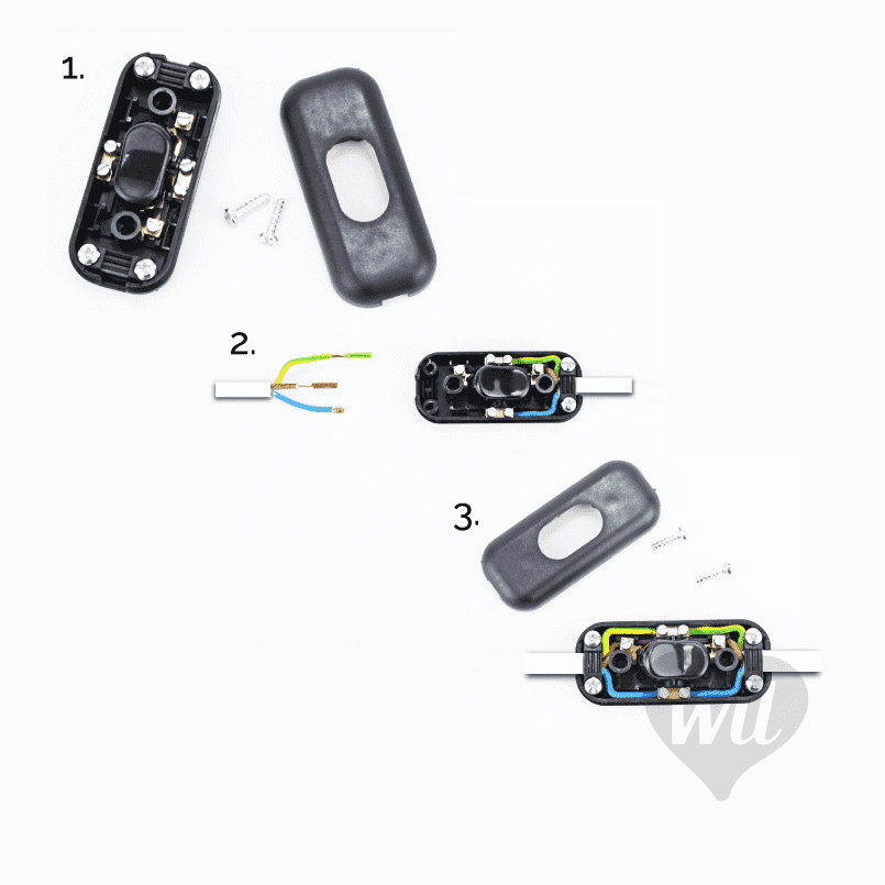 In-Line Rocker Switch White — WeLoveLeds™